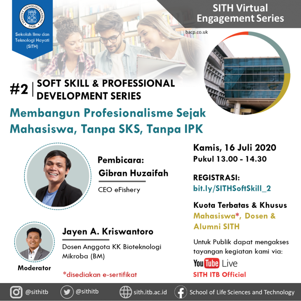 SITH VIRTUAL ENGAGEMENT SERIES Soft Skill & Professional Development Series #2 - Sekolah Ilmu ...