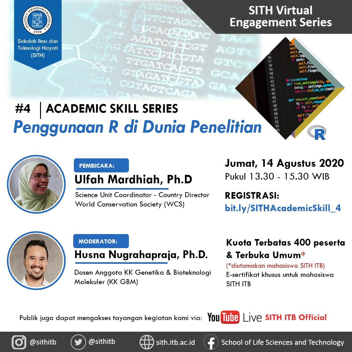 SITH VIRTUAL ENGAGEMENT SERIES Academic SKill Series #4 - Sekolah Ilmu dan Teknologi Hayati
