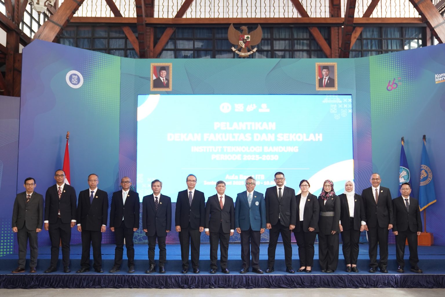 Resmi Dilantik Oleh Rektor ITB, Dekan SITH ITB Periode 2025 - 2030 Tekankan Pentingnya ...